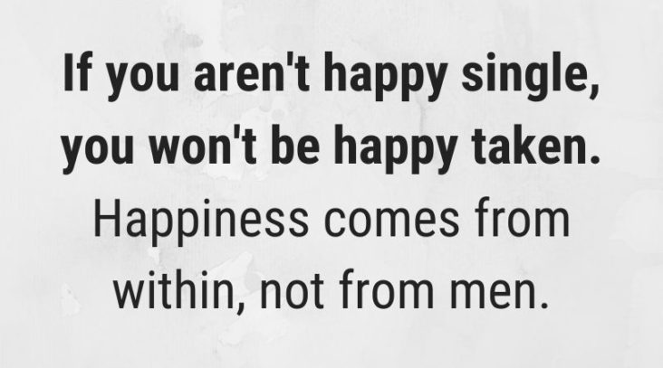 Learn to be alone until you find someone who is actually good for you